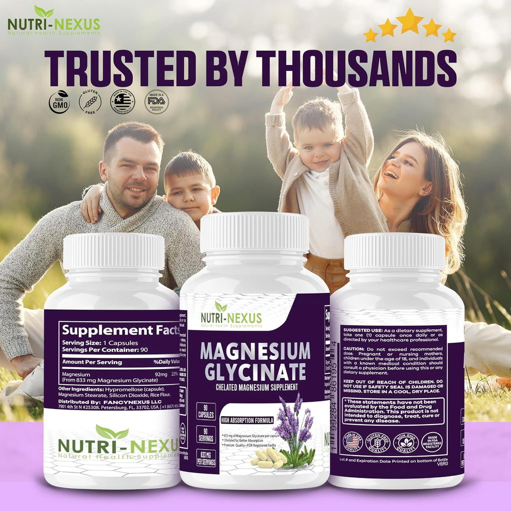 90 capsules of pure magnesium
