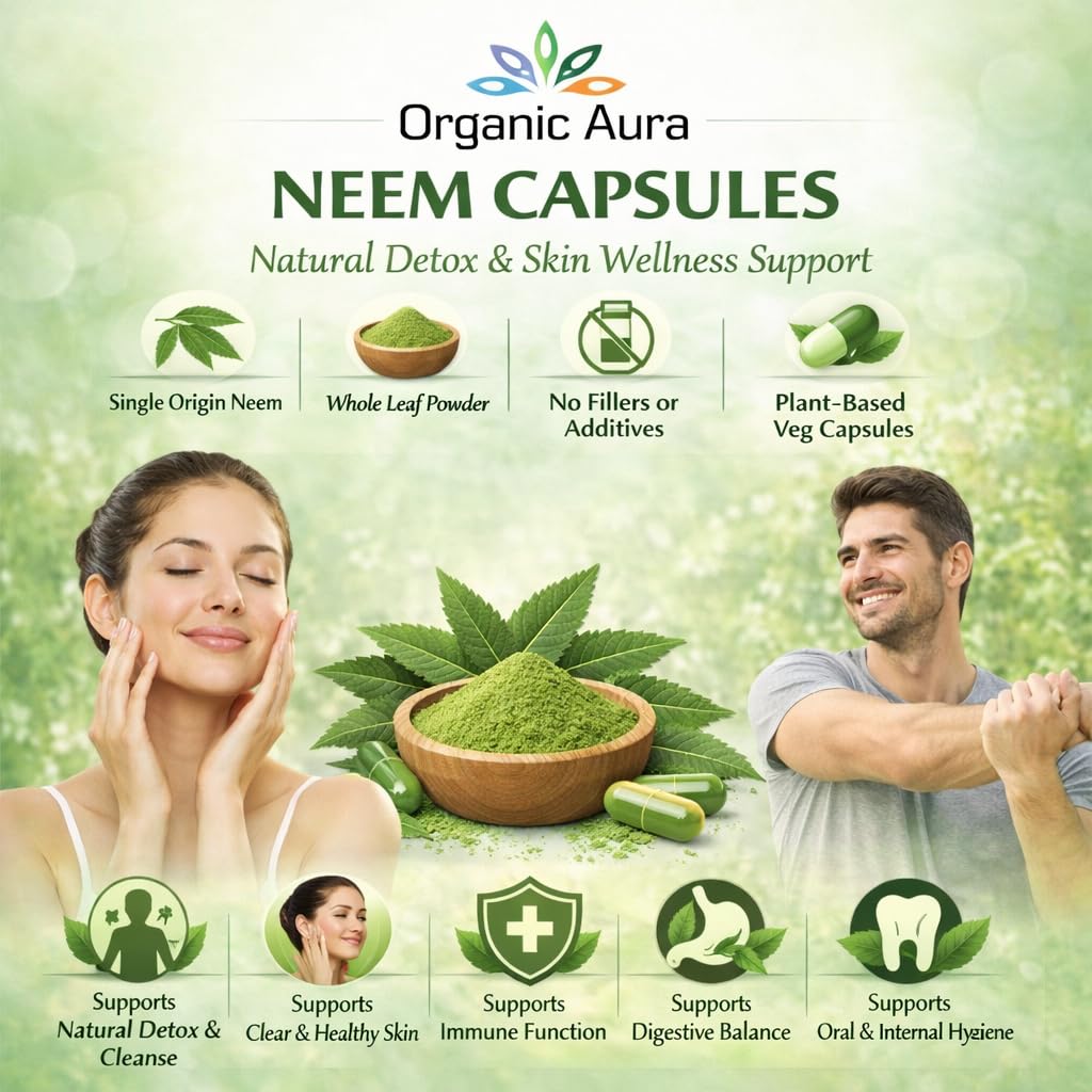90 capsules of pure Neem extract