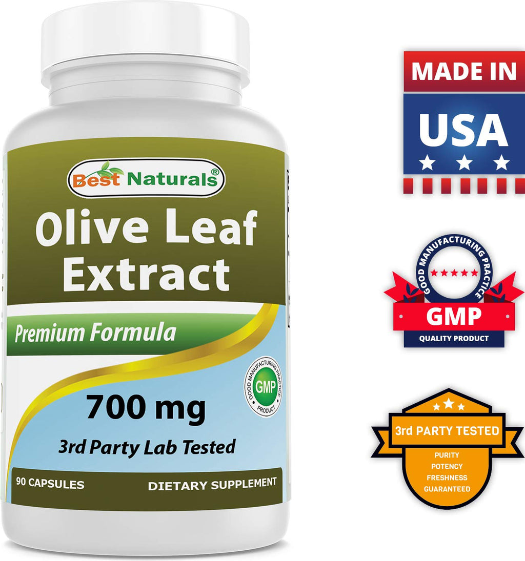 90 capsules of pure olive leaf extract