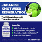 90 capsules of pure resveratrol