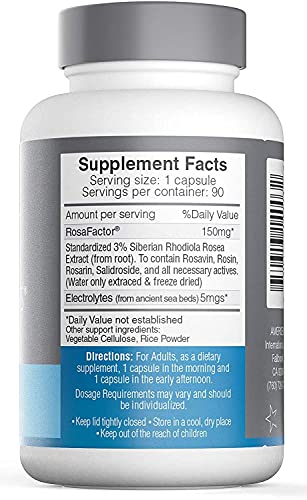 90 capsules of Rosavin Plus benefits
