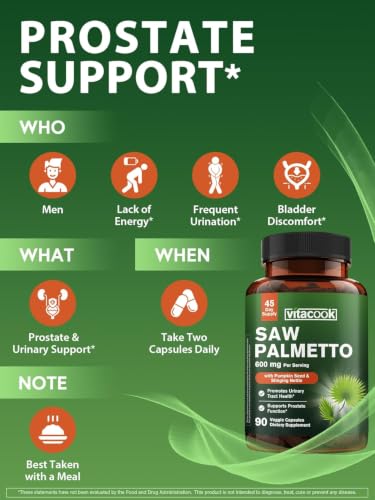 90 capsules of Saw Palmetto extract
