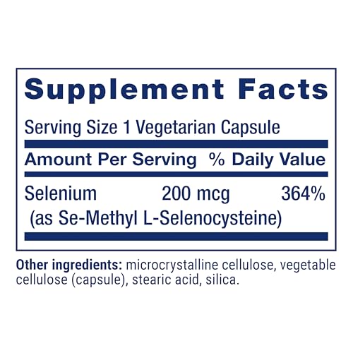90 capsules of selenium goodness