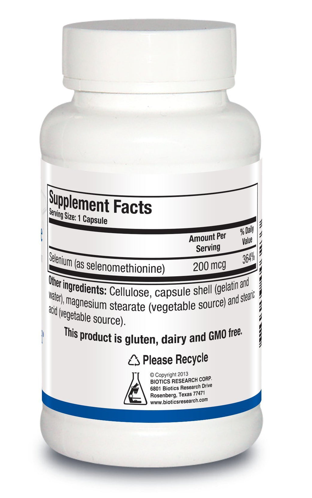 90 capsules of selenium