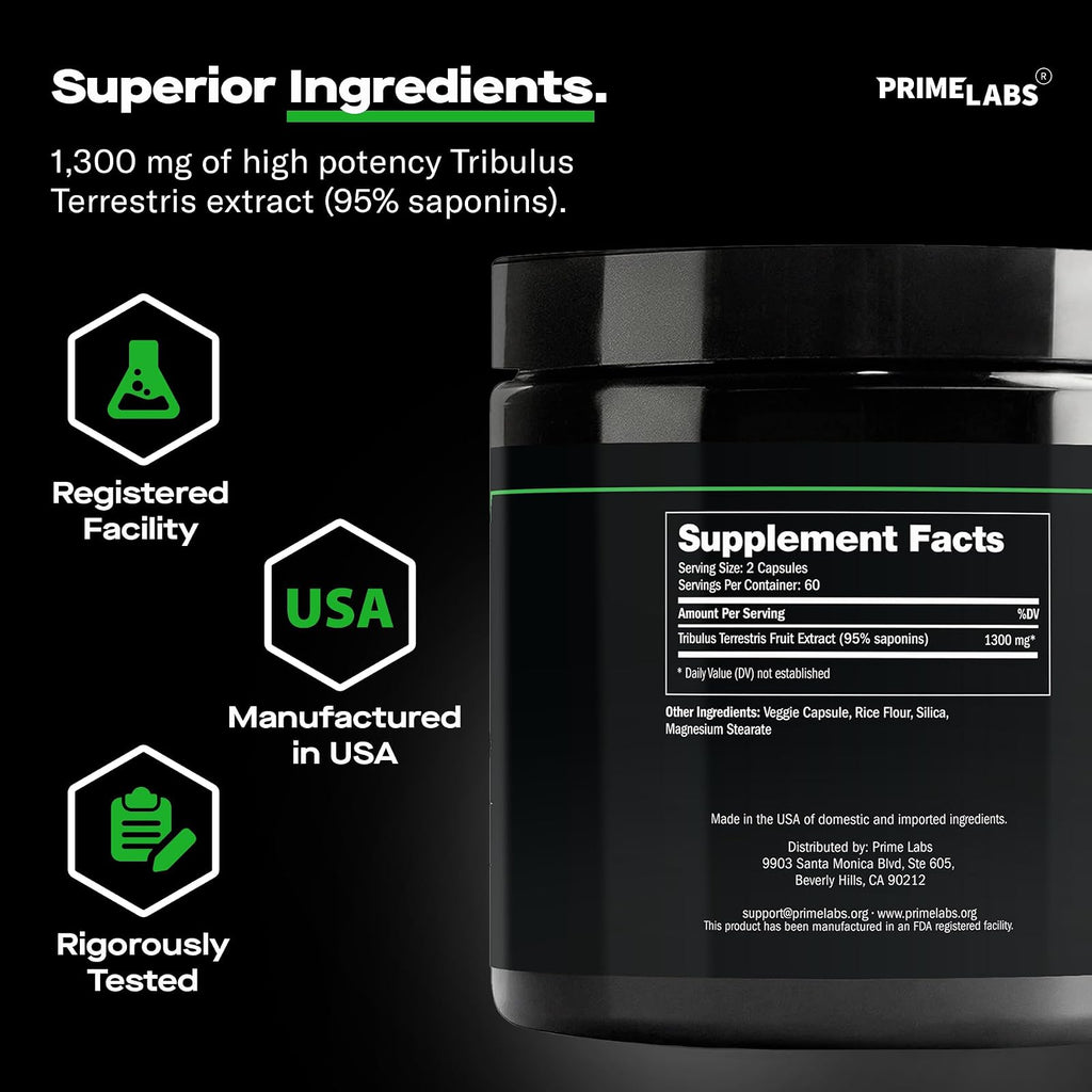 90 capsules of Tribulus Terrestris