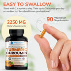 90 capsules of turmeric curcumin