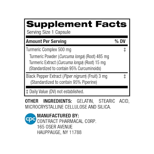 90 capsules of turmeric for health