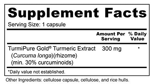 90 capsules of Turmeric Gold for overall health