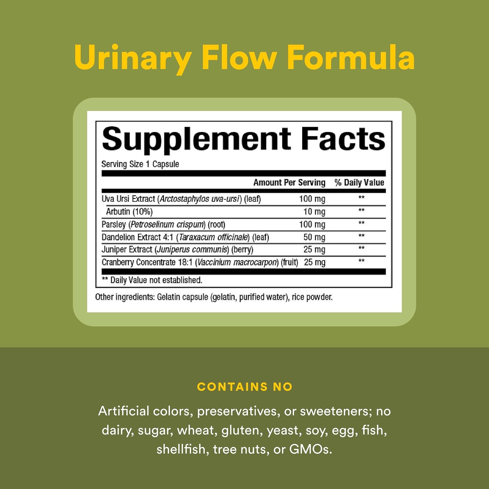 90 capsules of urinary wellness