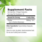 90 capsules of vegan choline