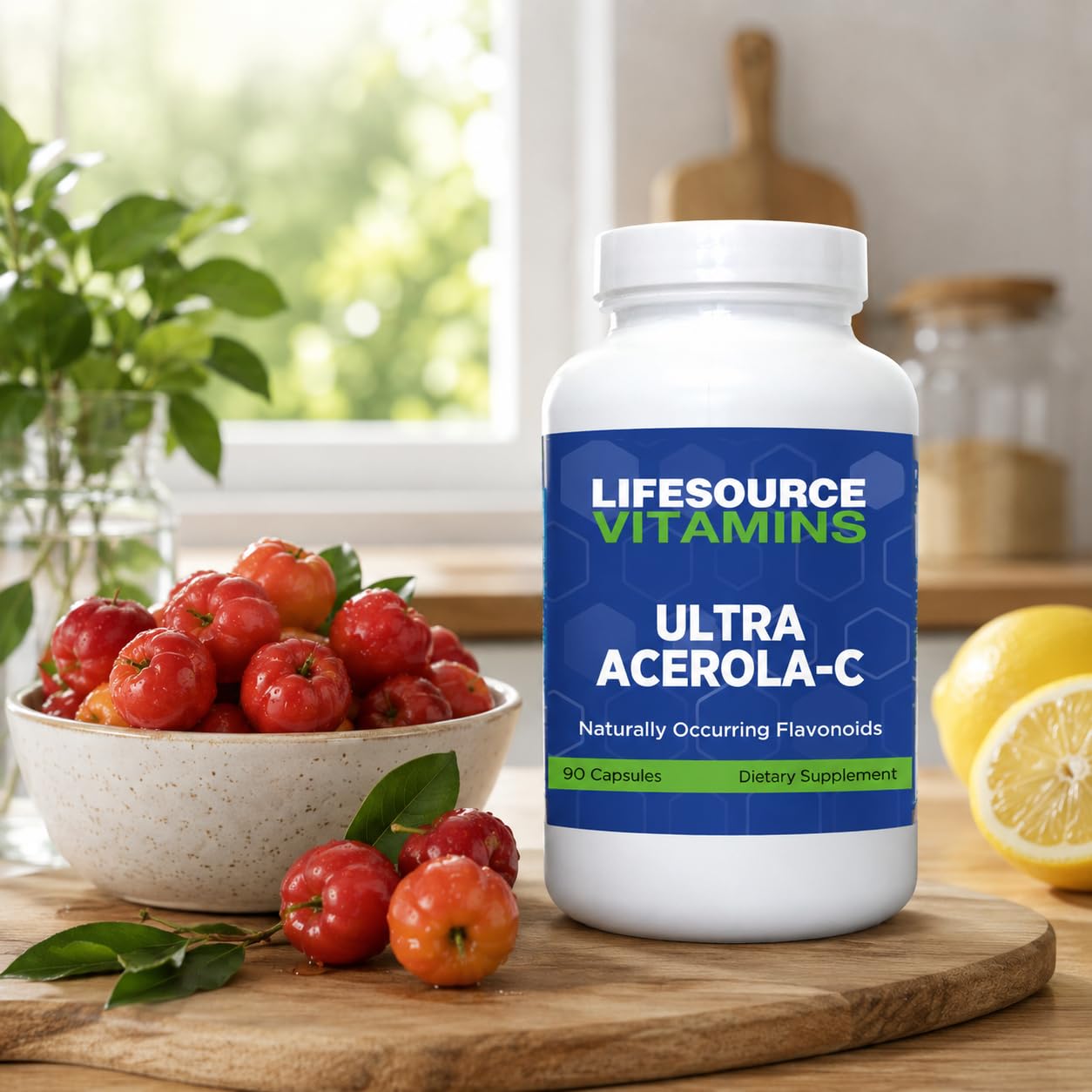 90 capsules of Vitamin C goodness