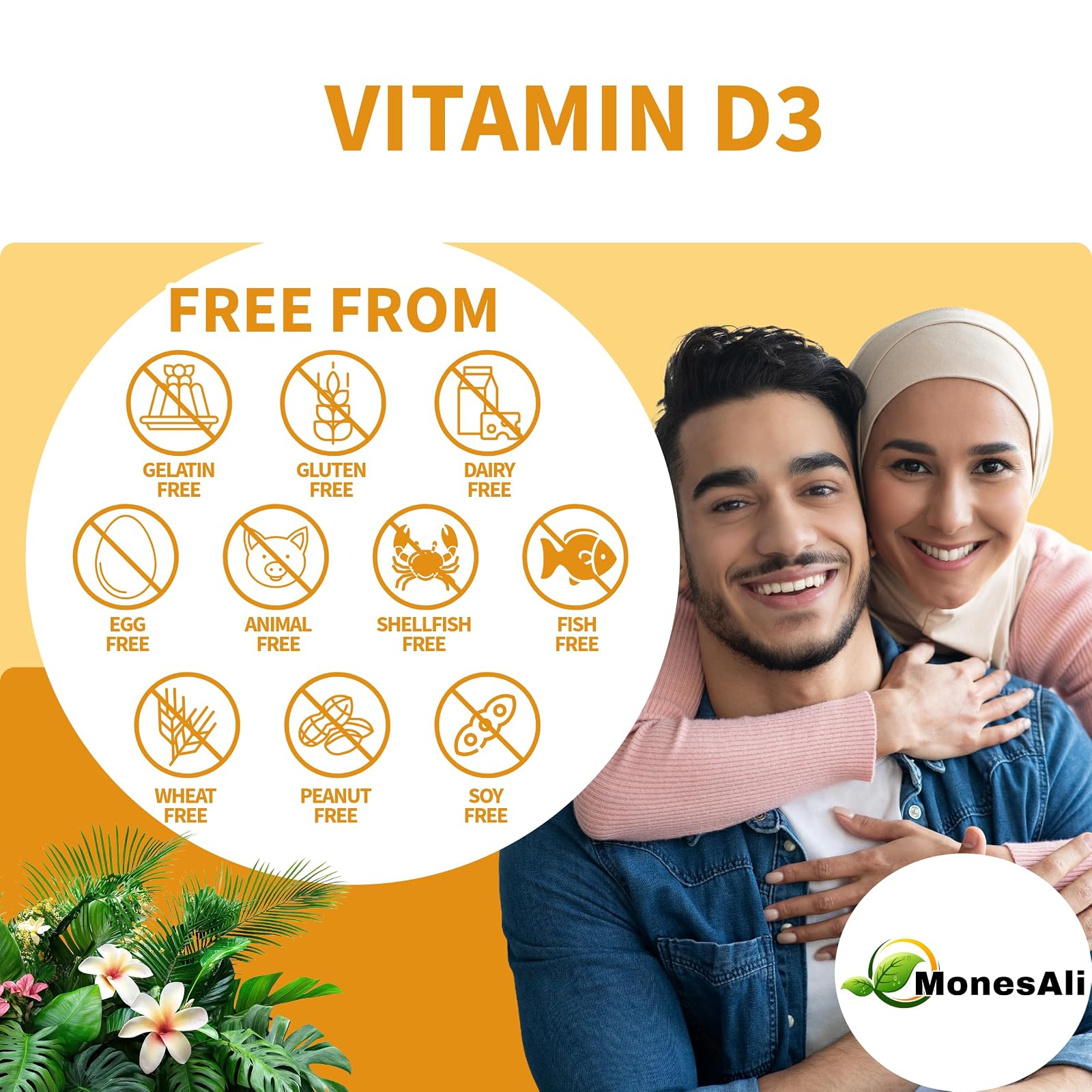 90 capsules of Vitamin D3