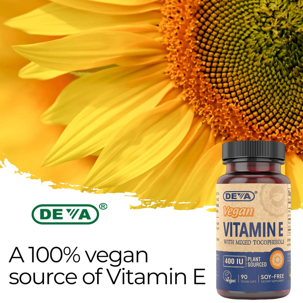 90 capsules of vitamin e goodness