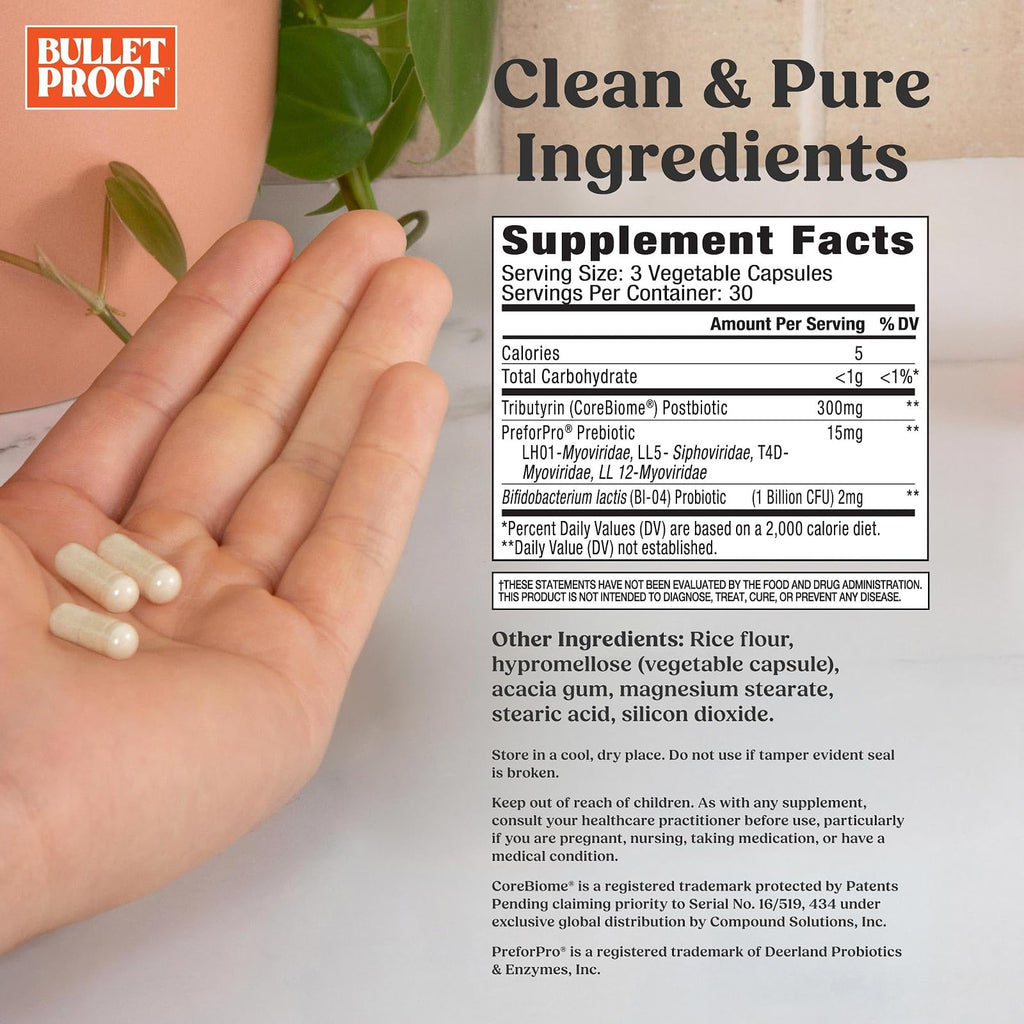 90 capsules of women's probiotics