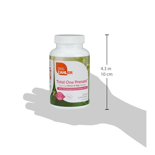 90 capsules of Zahler prenatal vitamins