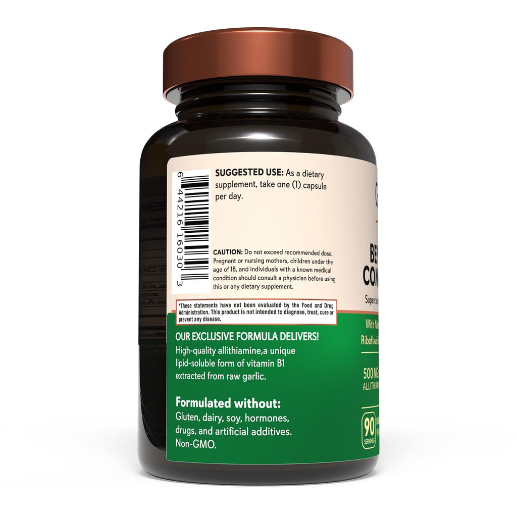 90 capsules vitamin b complex supplement