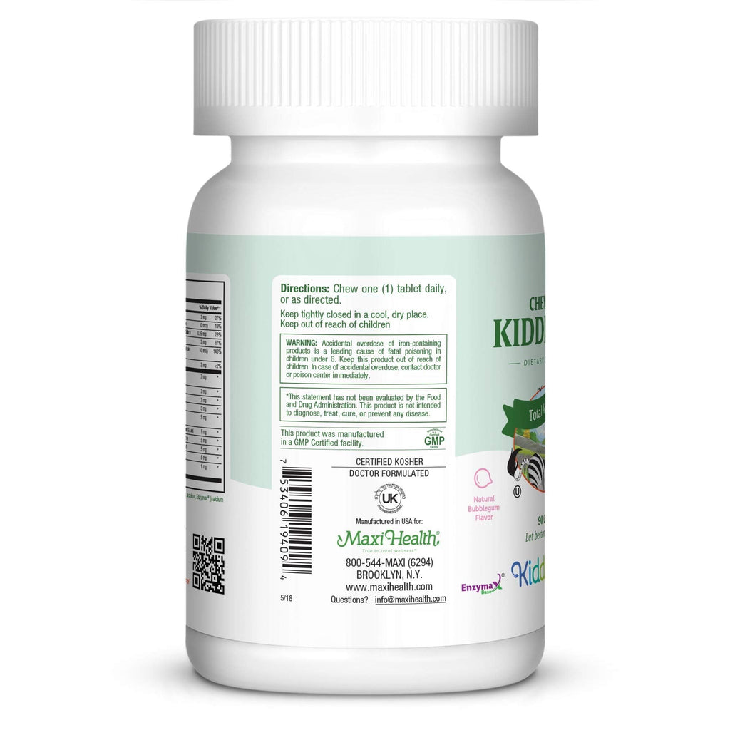 90 chewable tablets for kids