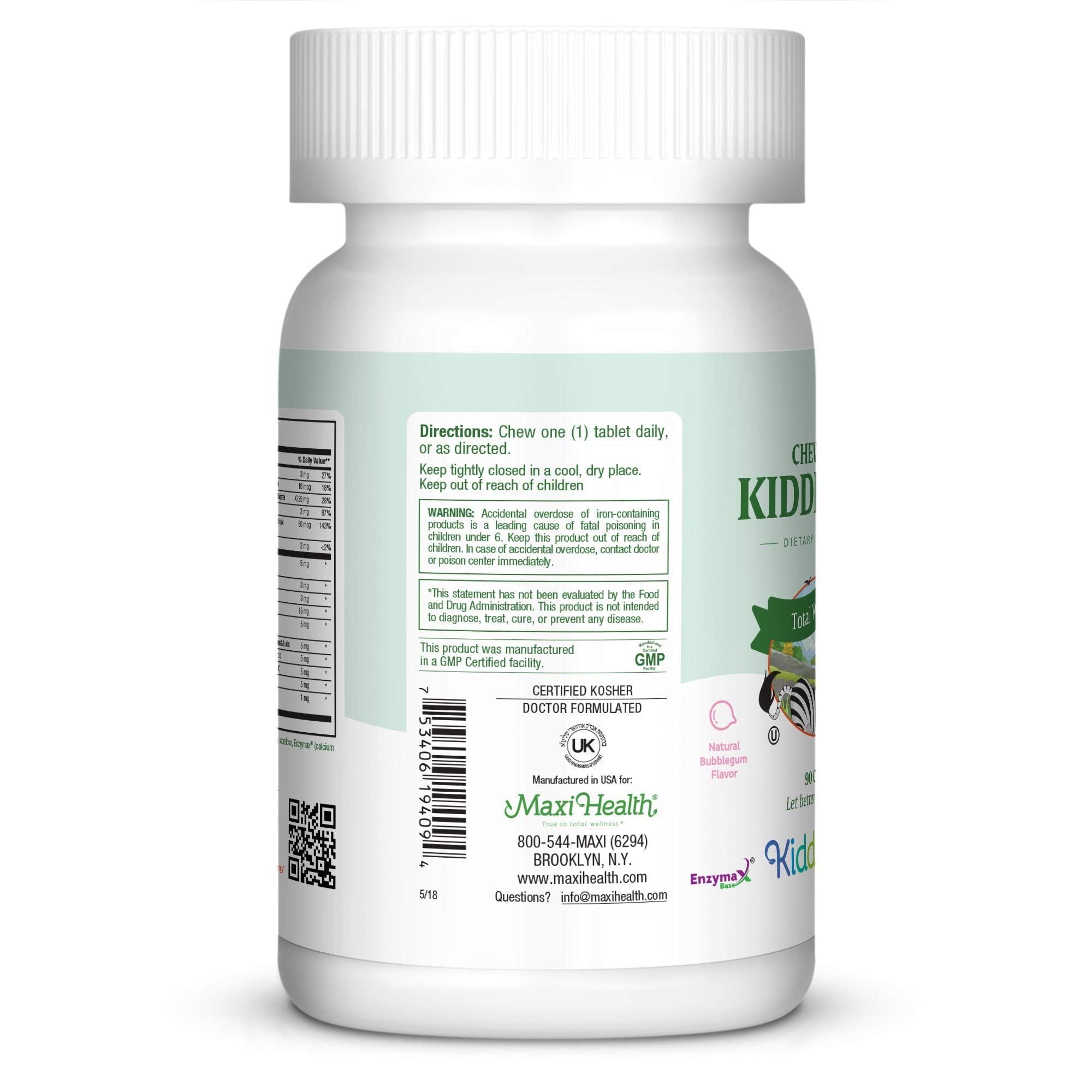 90 chewable tablets for kids