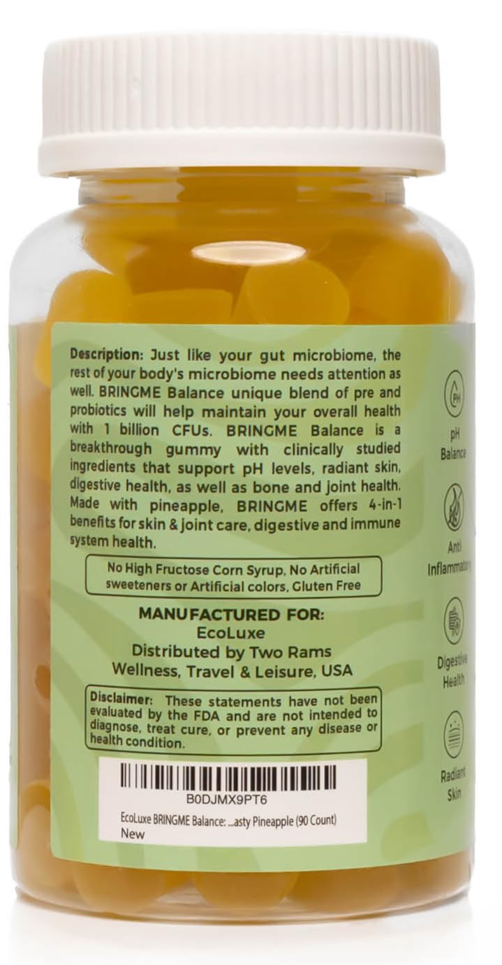 90 count balance probiotic gummies