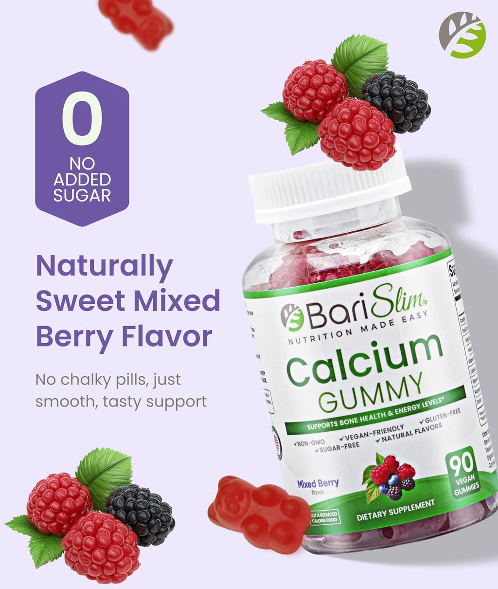 90 count BariSlim calcium gummies