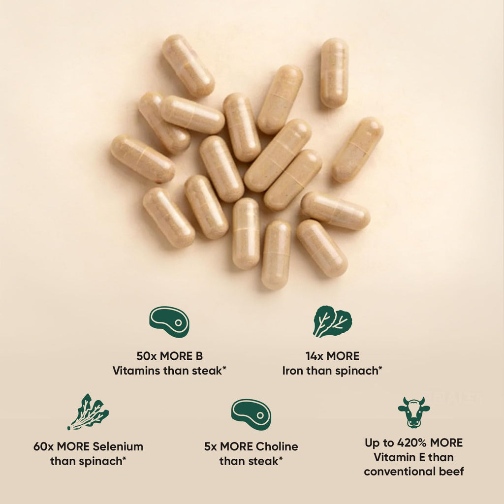 90 count beef organ supplements