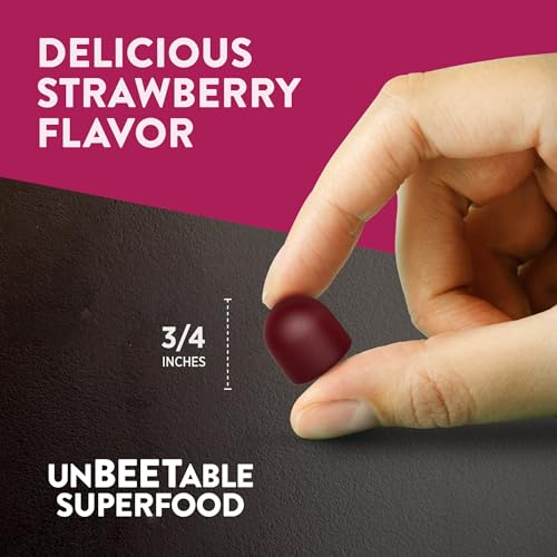 90 count beet root gummies for convenience