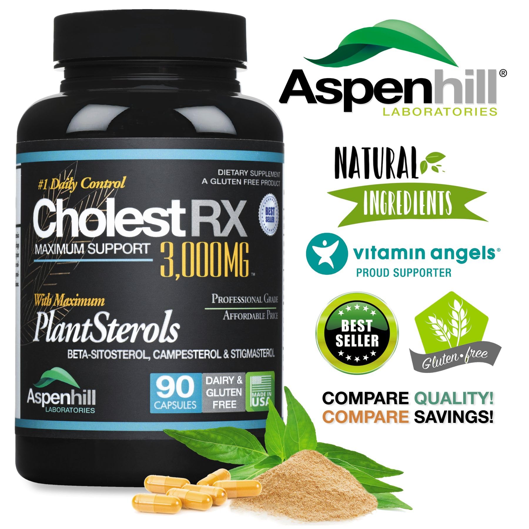 90 count blended vitamin capsules