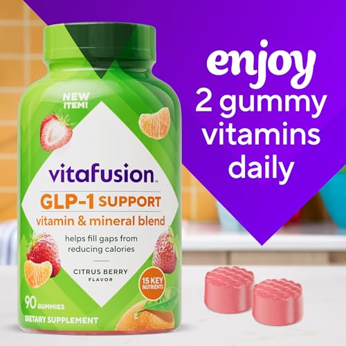 90 count bottle of tasty vitamin gummies