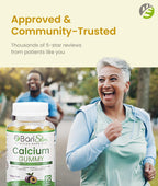 90 count calcium gummies for convenient nutrition