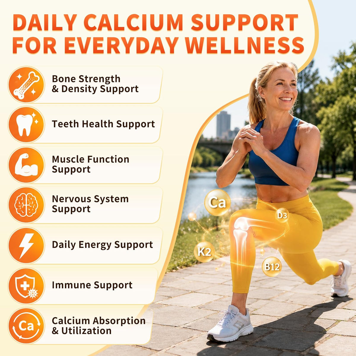 90 count calcium gummies for easy supplementation