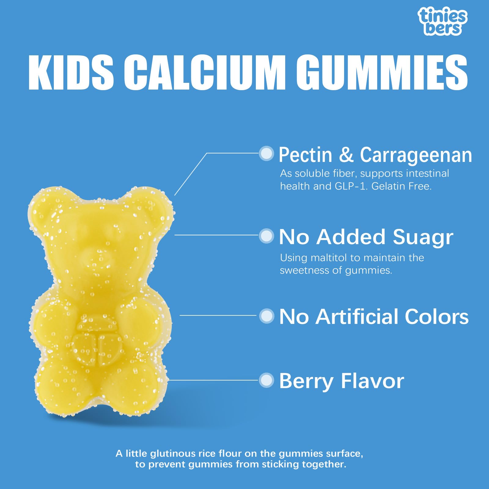 90 count Calcium gummies for family use