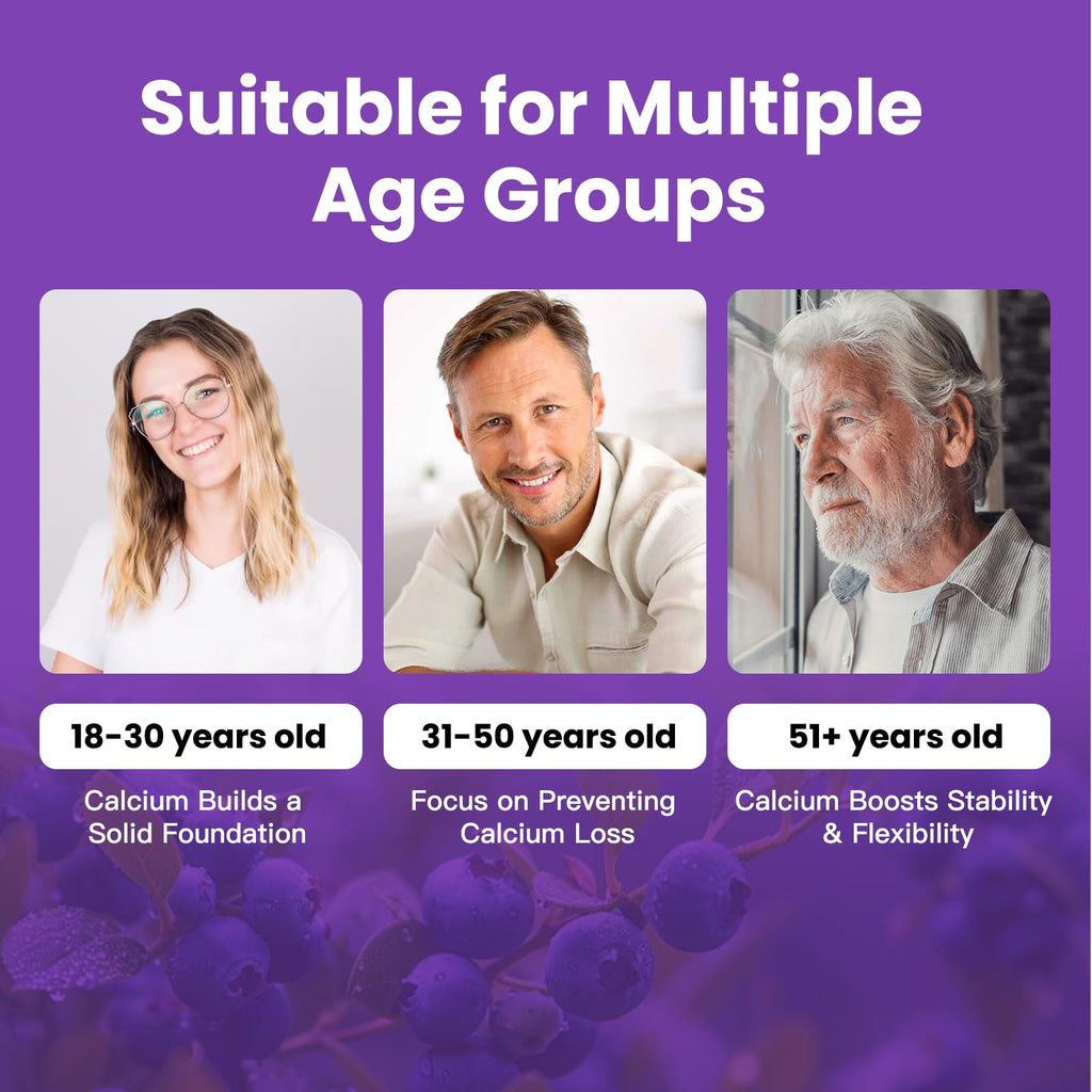 90 count calcium gummies for long-lasting supply