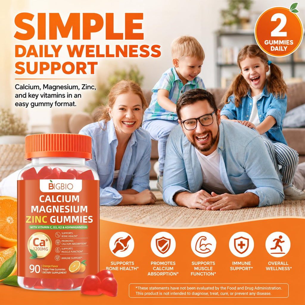 90 count calcium gummy vitamins