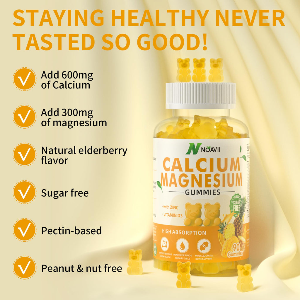 90 count calcium supplement bottle
