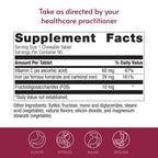90 count chewable iron tablets