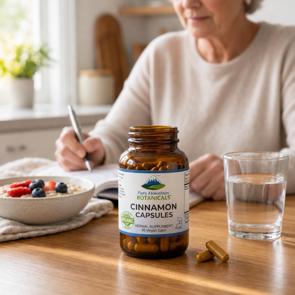 90 count cinnamon capsules for daily use