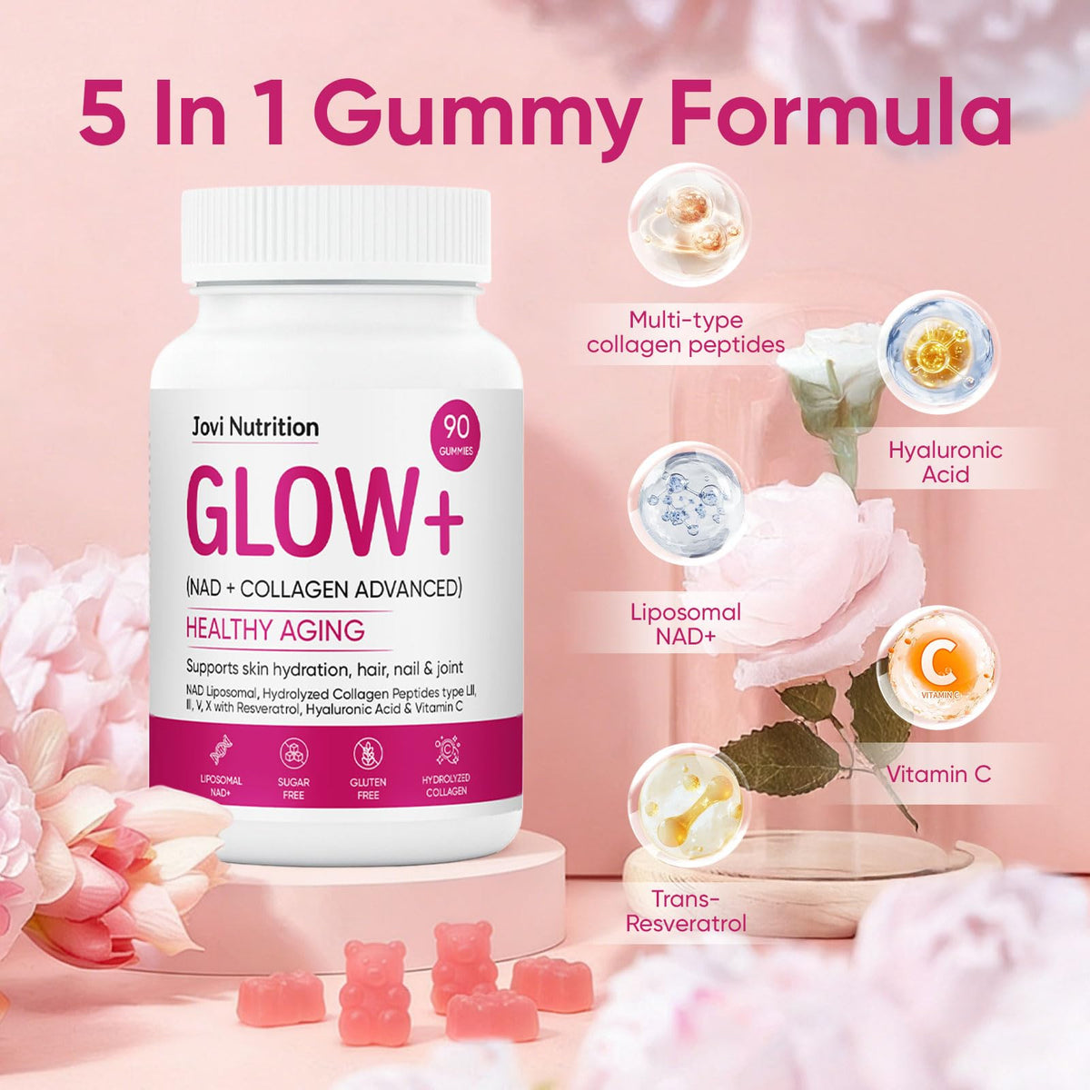 90 count collagen supplement gummies