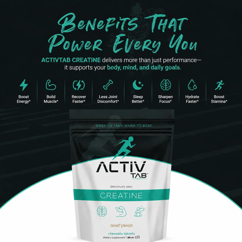 90 count creatine chewable tablets