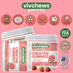 90 count creatine gummies for convenience
