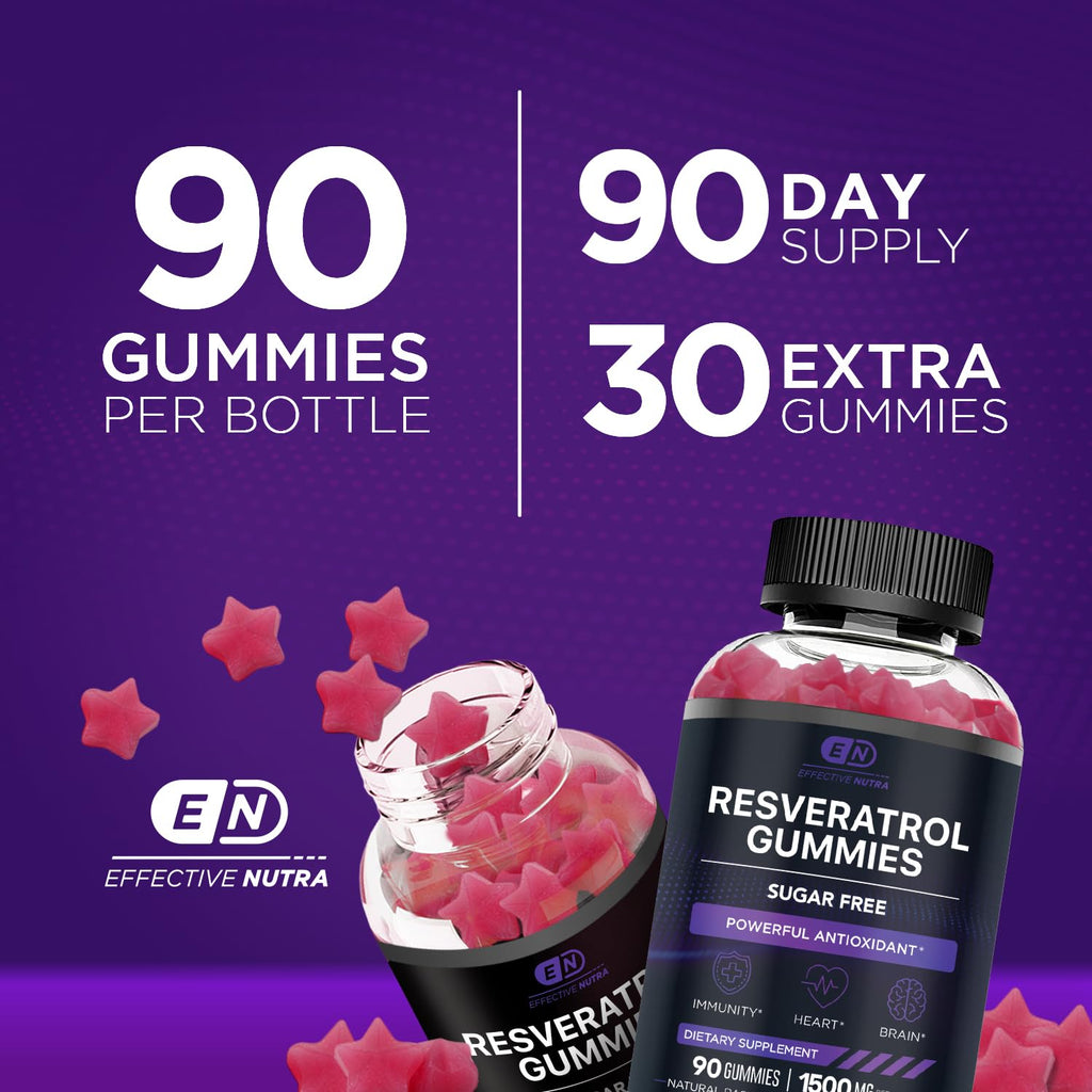 90 count Effective Nutra gummies for vitality
