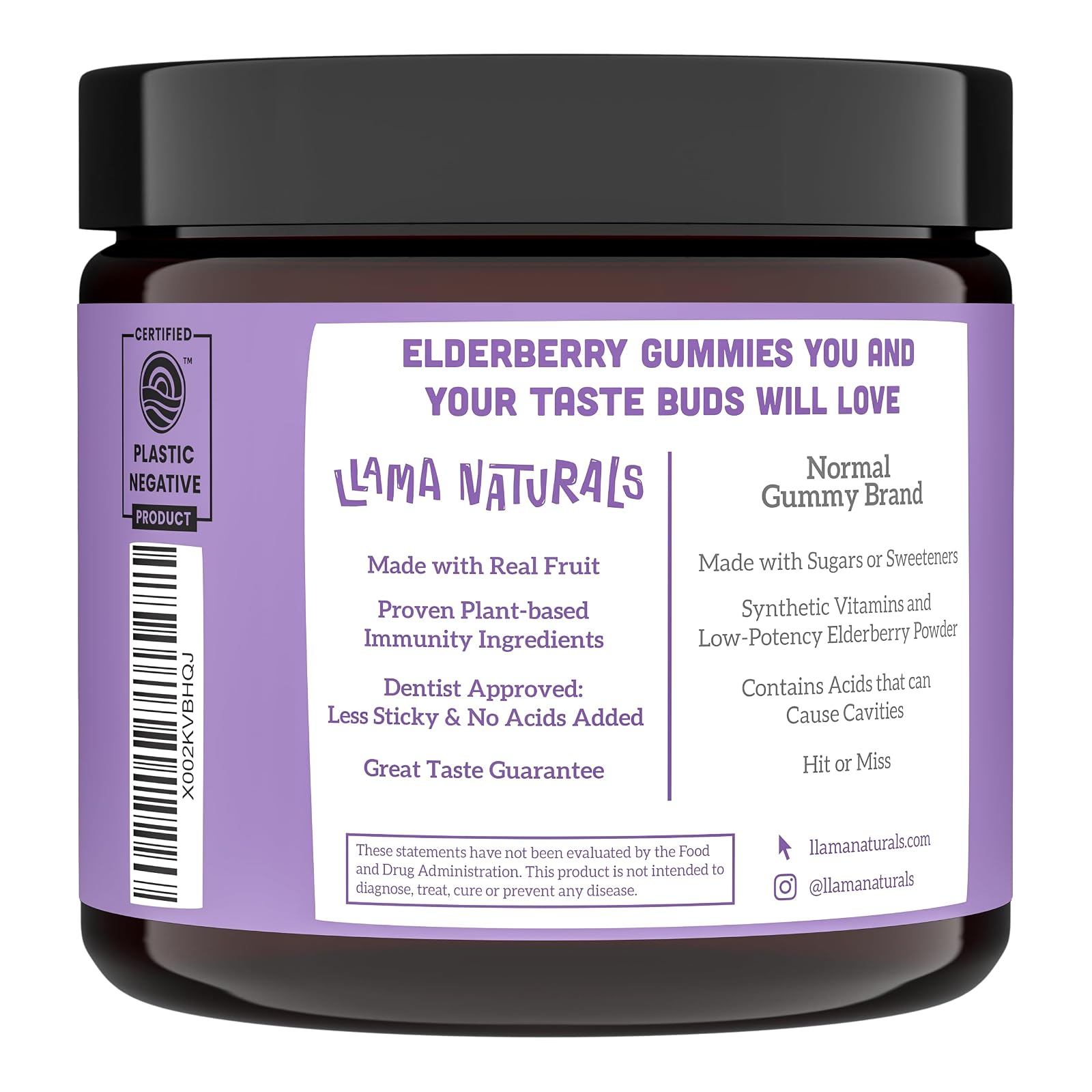 90 count elderberry gummies for families