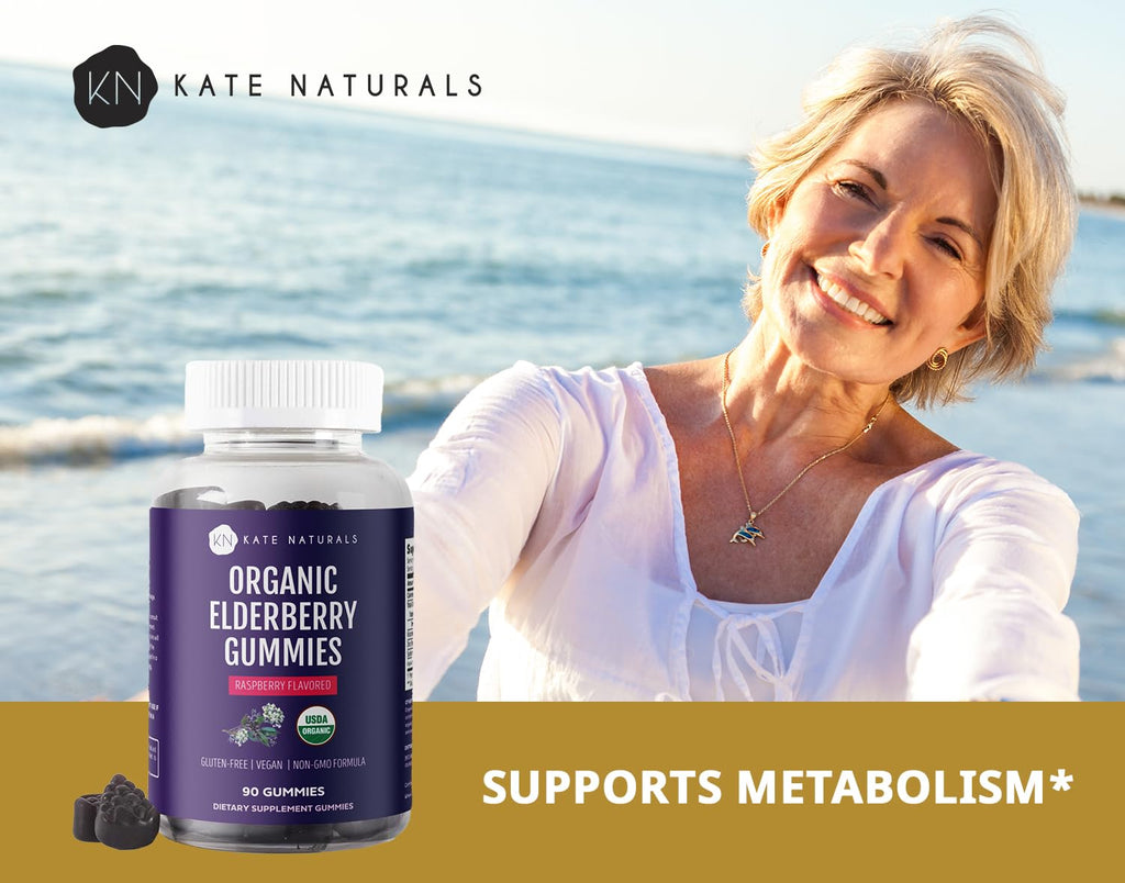 90 count elderberry gummies for health