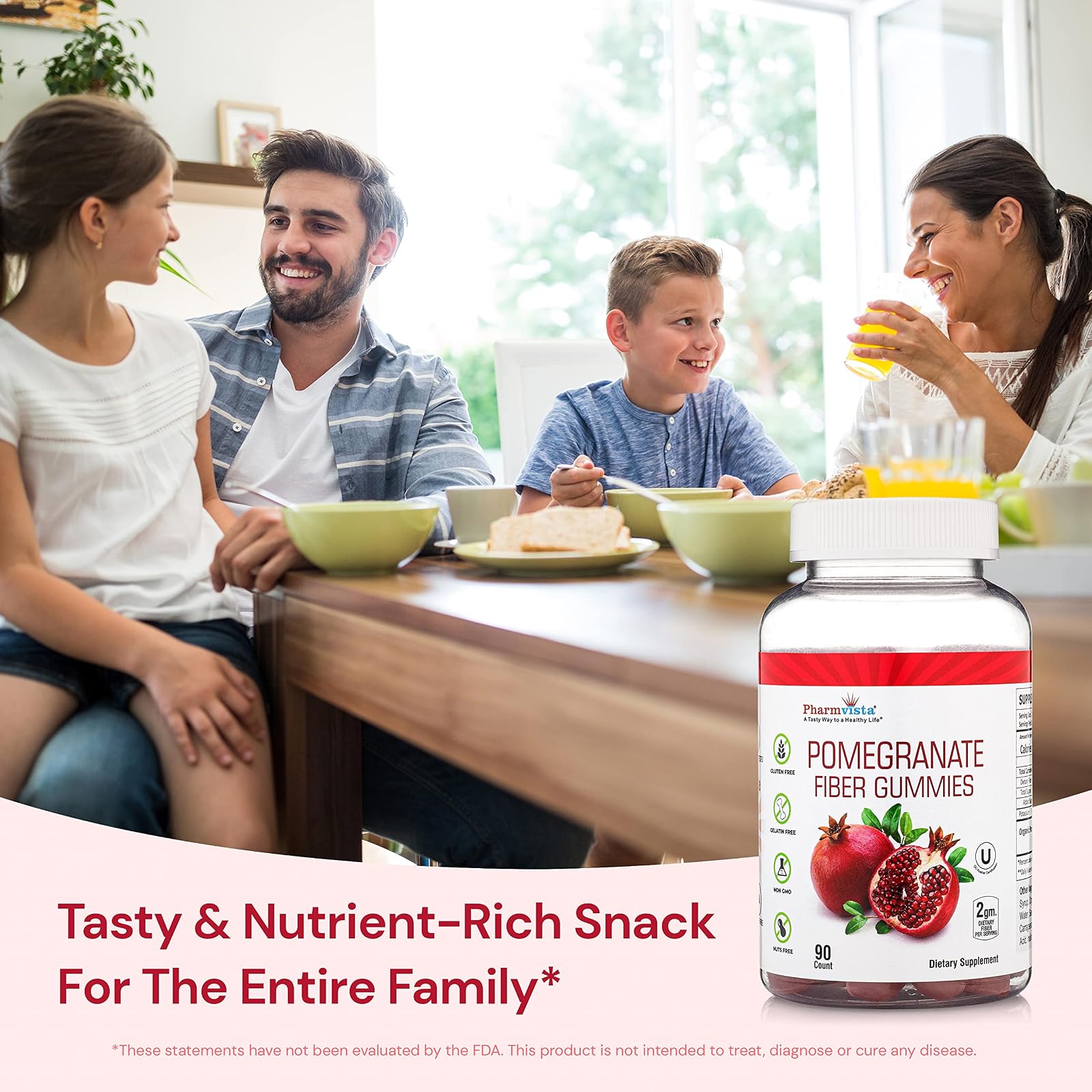 90 count fiber gummies for convenience