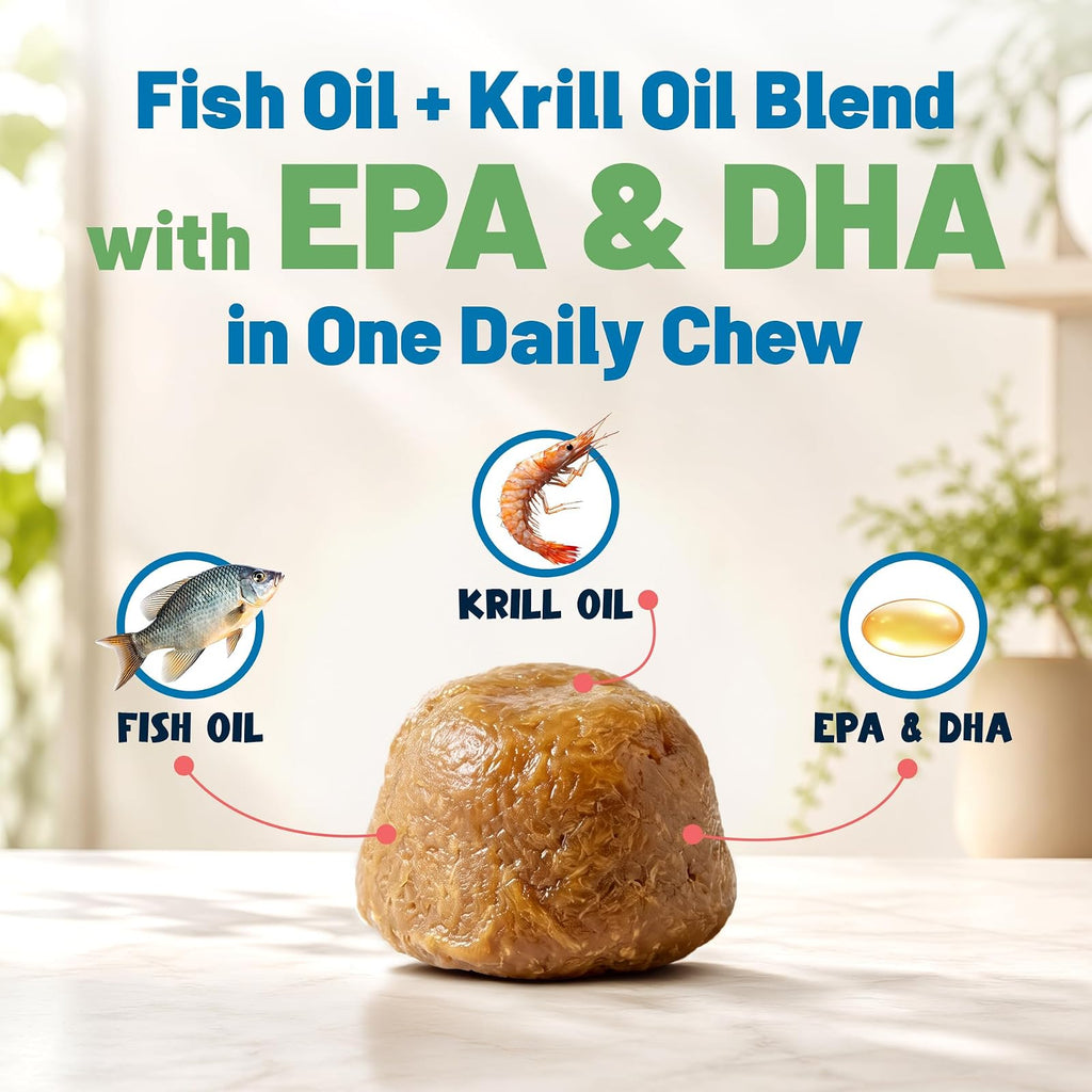 90 count fish oil chews for daily use