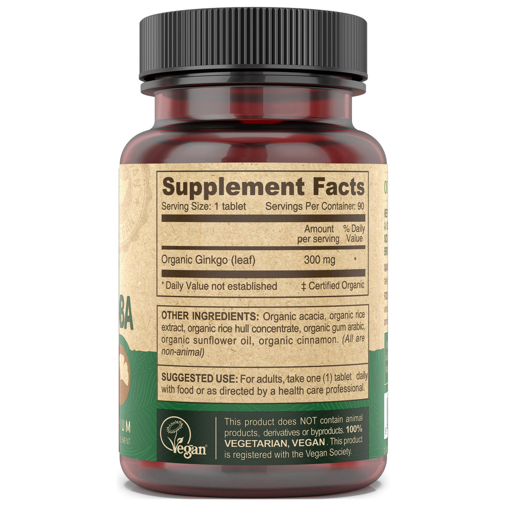 90-count ginkgo biloba bottle