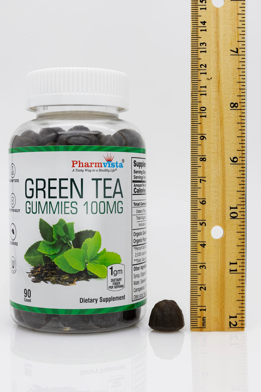 90 count green tea gummy pack