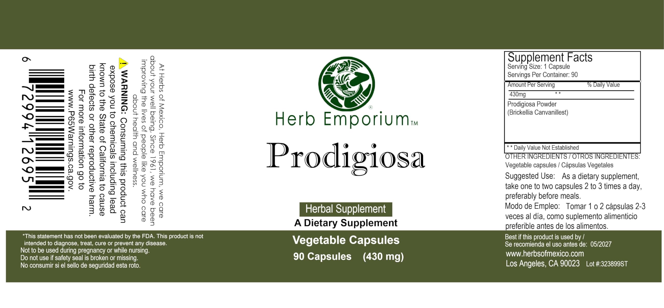 90 count herbal vitamin capsules