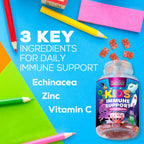 90 count immune support gummies