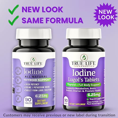 90 count iodine tablets for convenience