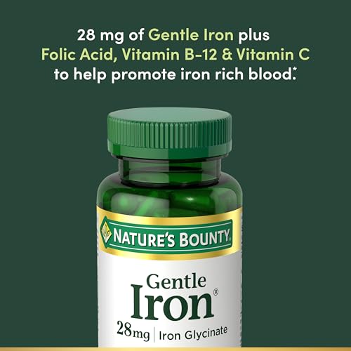 90 count iron capsules for long-lasting supply
